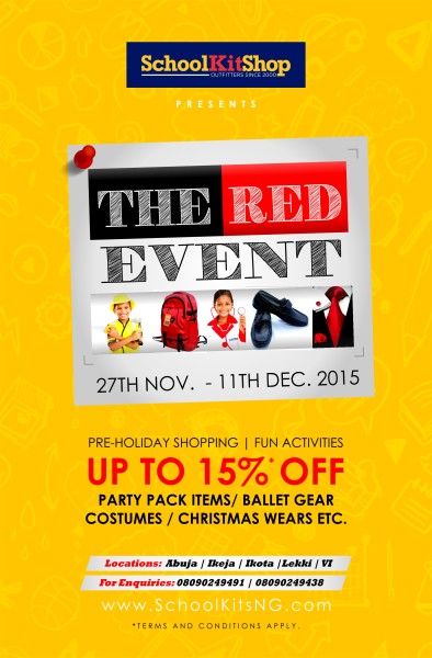 Shop & Have Fun at the SchoolKits' The Red Event | November 27th ...