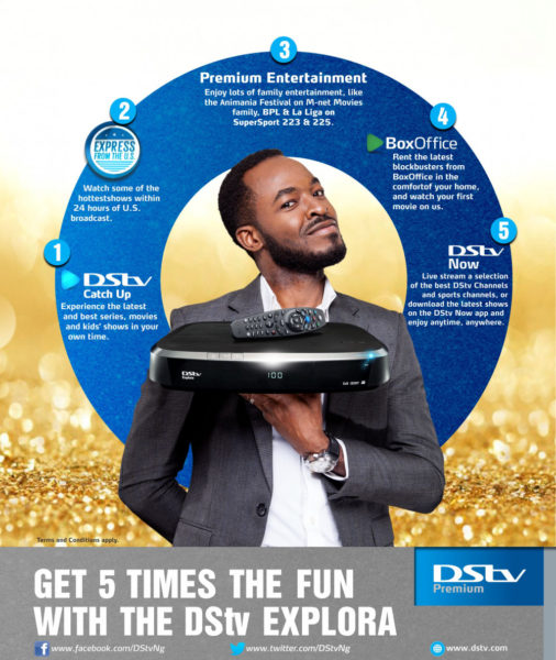 Get 5 times the fun with the DStv Explora | BellaNaija