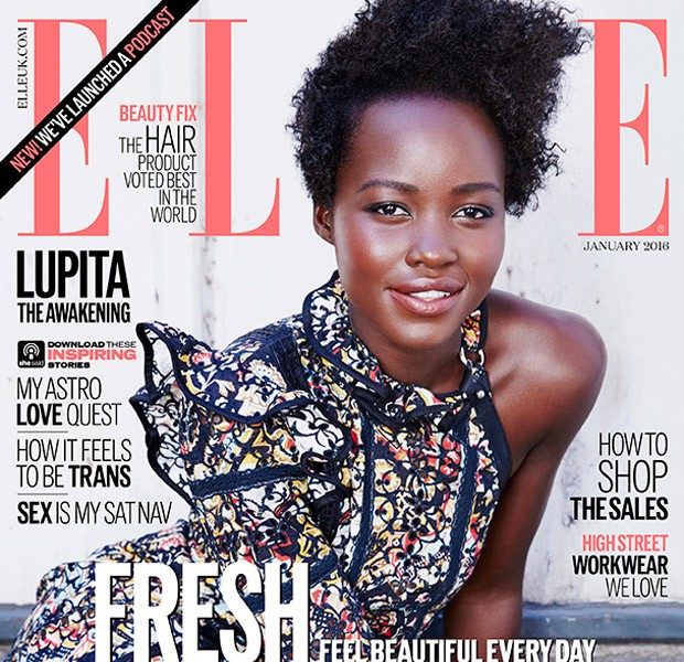Another One! Lupita Nyong'o Lands the Cover of ELLE Magazine's January ...