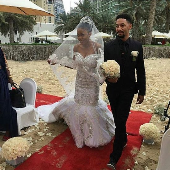 First Look: Mariam Adeyemi & John Timmer's Dubai Wedding | Soliat Bada ...