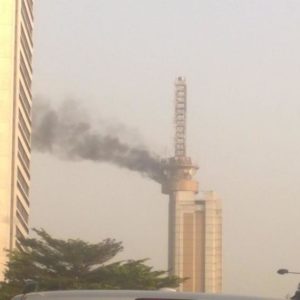 Breaking: Fire at NITEL Building in Marina | BellaNaija