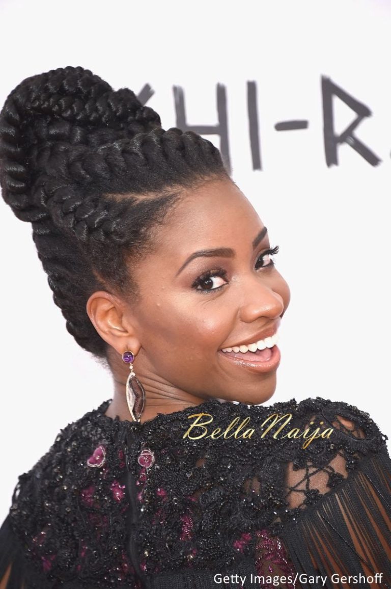 #NaturalHairInspiration: Teyonah Parris' Goddess Braid at the Chi-Raq ...