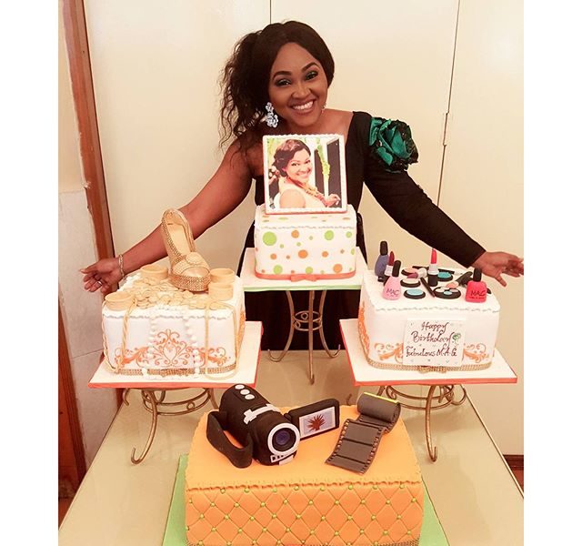 5 Photos of How Mercy Aigbe-Gentry celebrated her Birthday on the 1st ...