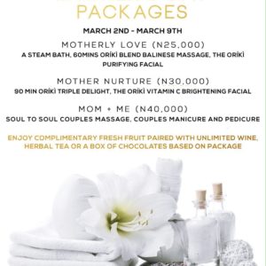 ORÍKÌ Spa Mother's Day Packages - Pamper Your Mum the Way She Deserves ...