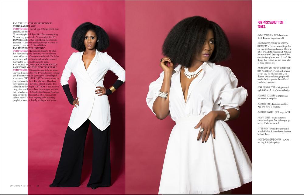 Toni Tones is Fierce on the Cover of Exquisite Magazine’s 86th Issue ...