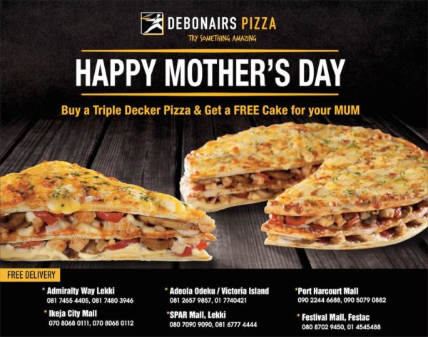 Happy Mother's Day from Debonairs | Buy a Triple Decker Pizza & Get a ...