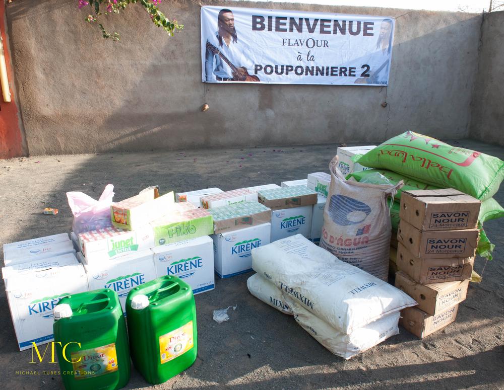 Flavour gives back in Mali during West African Tour | BellaNaija