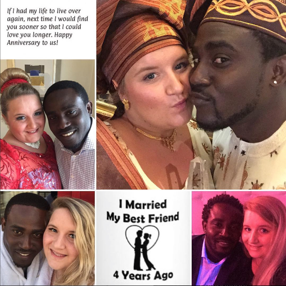 So Romantic ... Oyinbo Princess Celebrates Her 4th Wedding Anniversary ...