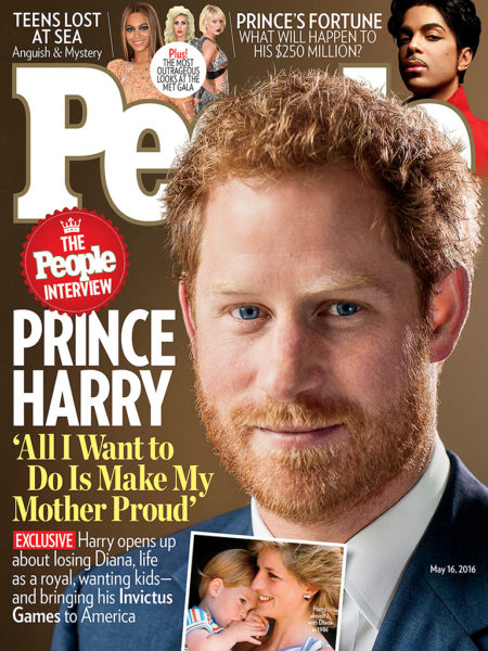 Prince Harry Opens up on his Late Mother Princess Diana in People ...
