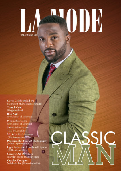 Iyanya is a Classic Man on the Cover of La Mode Magazine's Latest Issue ...