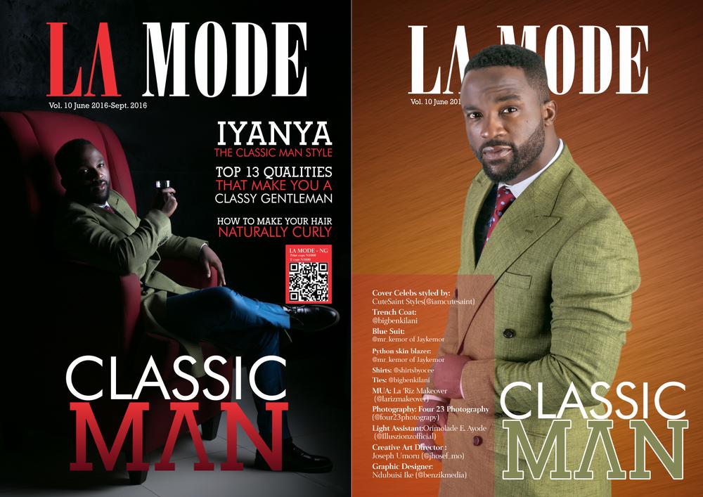 Iyanya is a Classic Man on the Cover of La Mode Magazine's Latest Issue ...