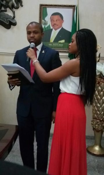 30-year-old Mark Okoye II Sworn-in as Anambra State's Commissioner for ...