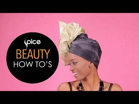 BN TV: How to tie the 'Auto Gele' by Abeke Makeovers on Spice Beauty ...