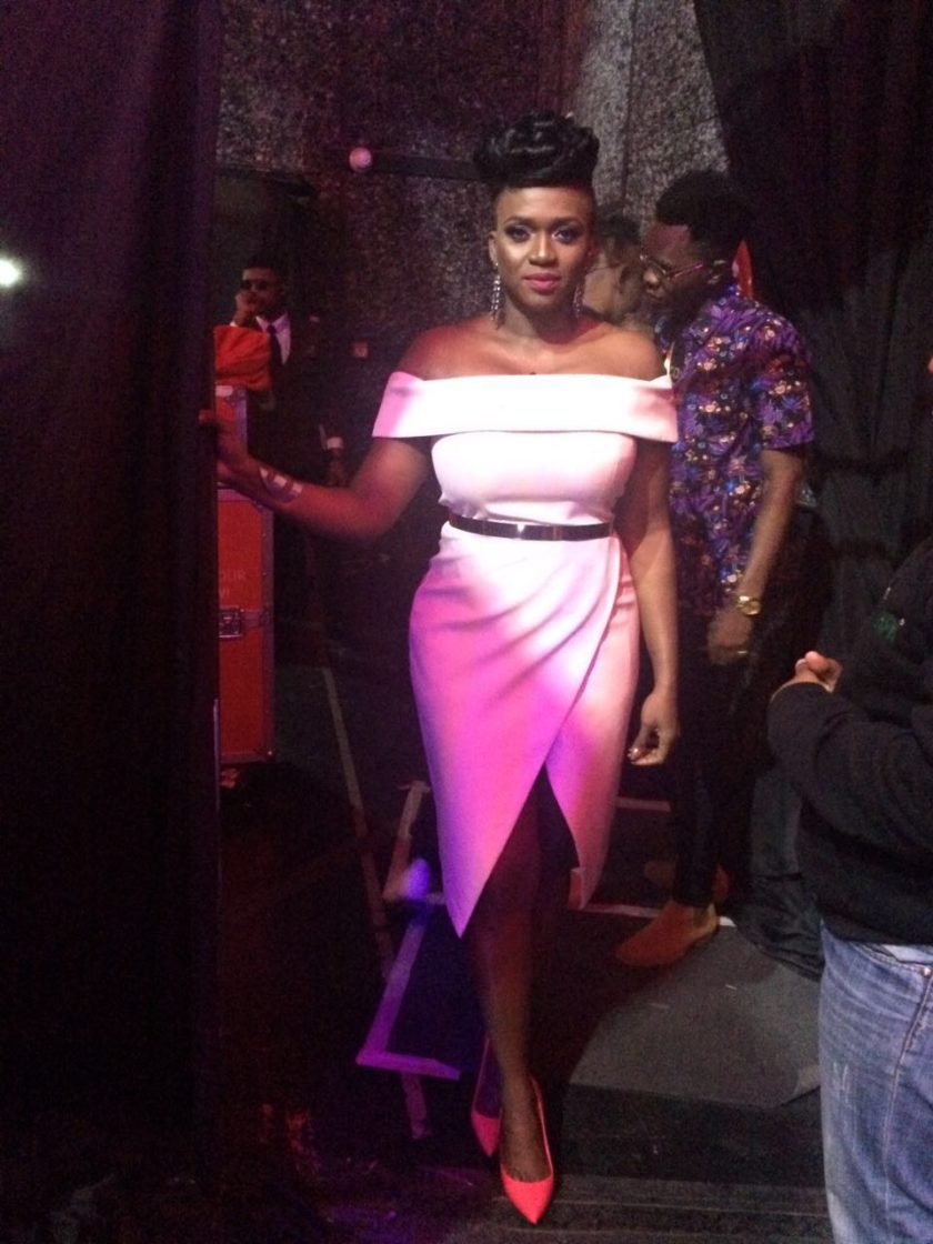 Waje wows in Pink as she debuts New Song on "The Voice Nigeria" Tonight ...