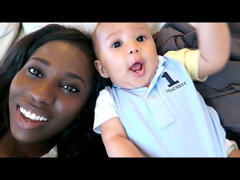 Baby Kian is Showing off all 2 of his Teeth! WATCH AdannaDavid's new ...