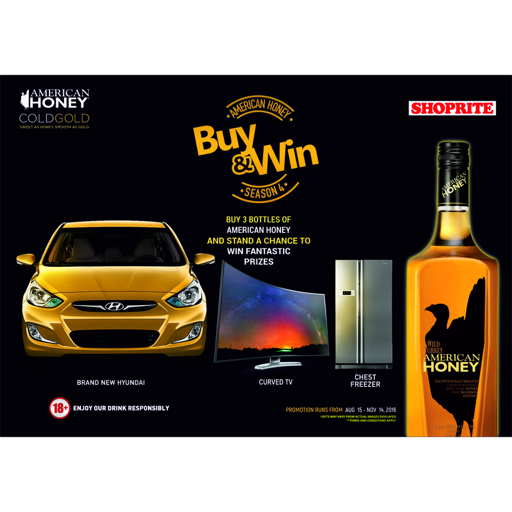 America Honey Buy & Win Promo! Buy 3 bottles from Shoprite and WIN a ...