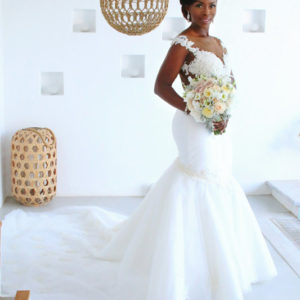 BN Bridal Beauty: Julianna's Stunning Santorini Wedding! Edee Beau ...