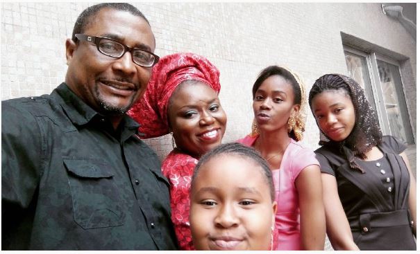 Veteran Actor Tony Umez celebrates 50th Birthday with his Family ...
