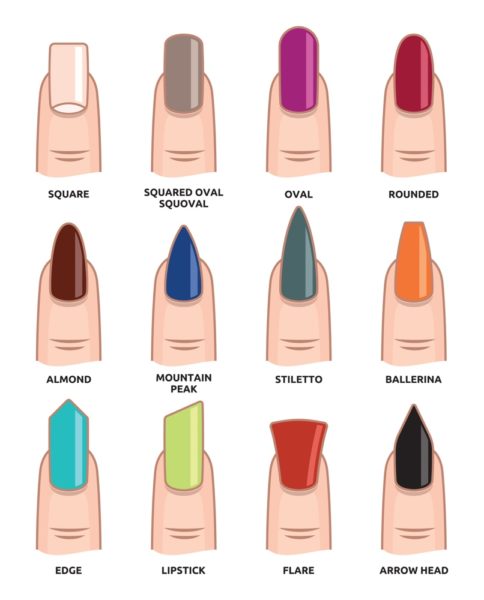 Monday Manicure with Eki: The Nail Shapes Dictionary - From 'Squoval ...
