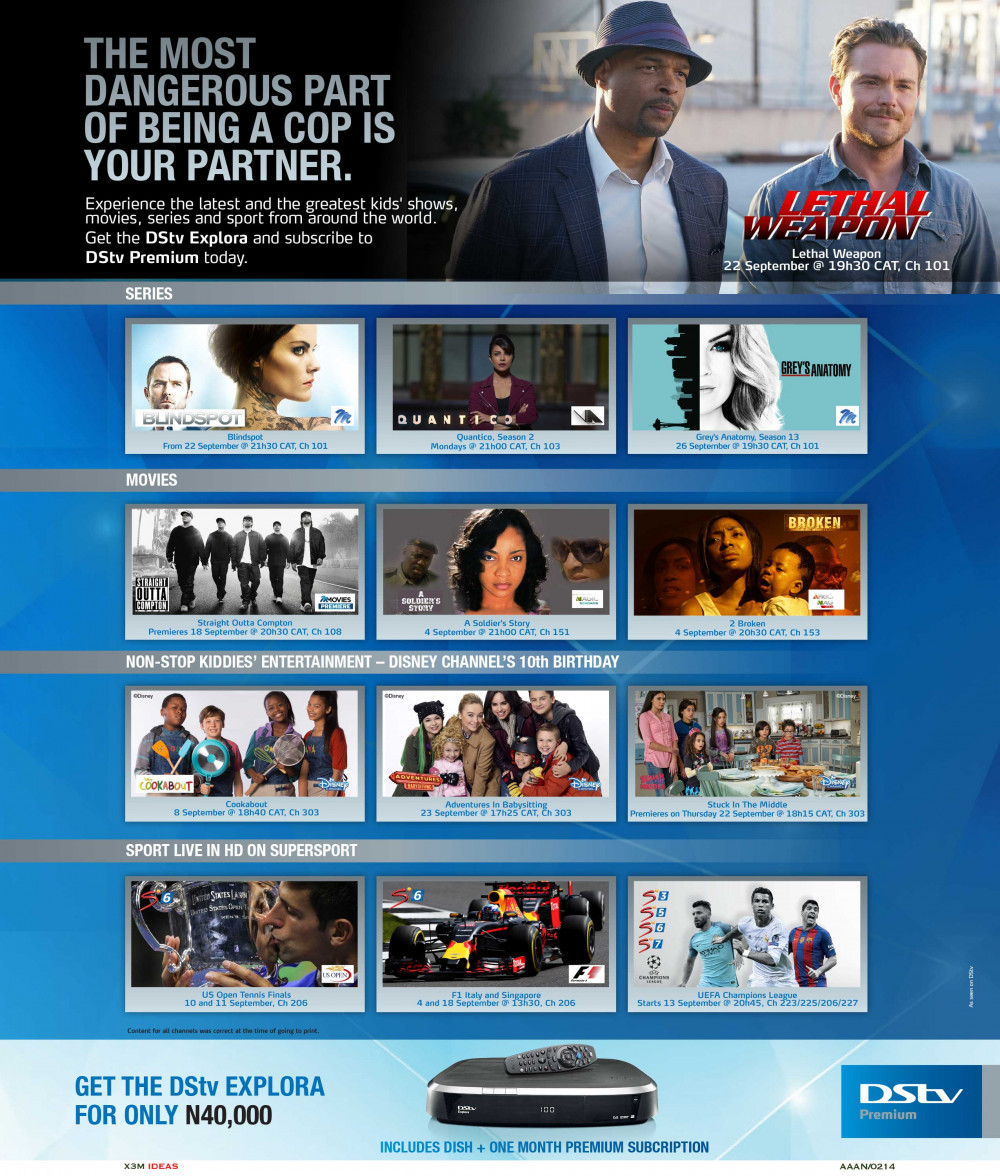 Enjoy Sensational Shows on DStv this October | BellaNaija