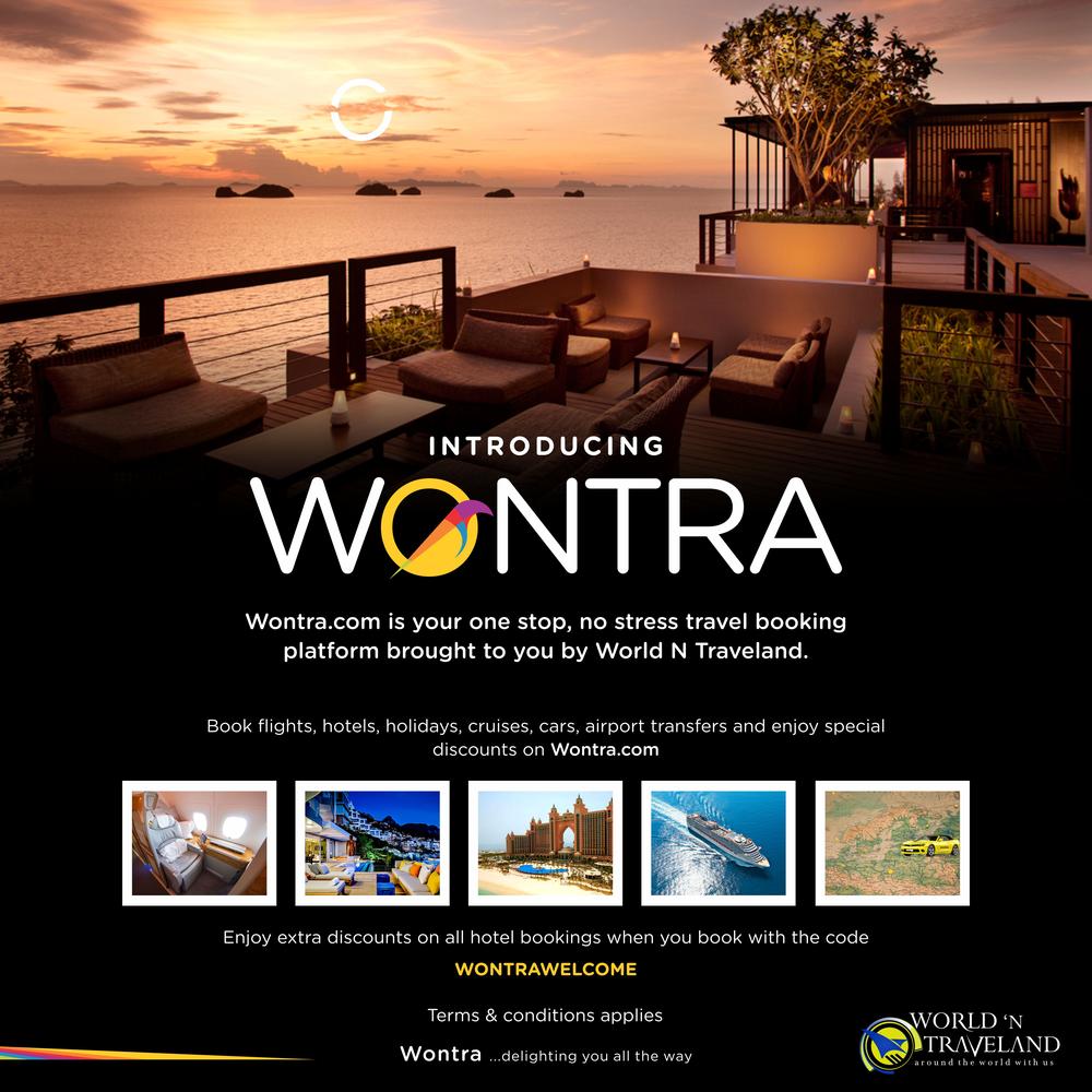 Introducing WONTRA! Your one-stop Travel Booking Platform by World N ...