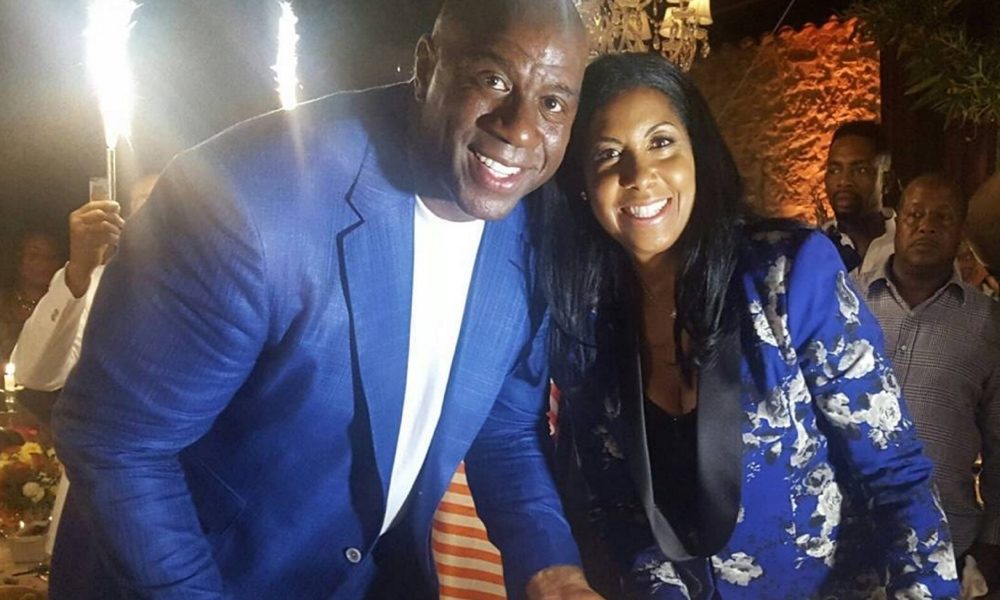 Shutting Down Monaco! Magic Johnson and wife Cookie Celebrate their ...