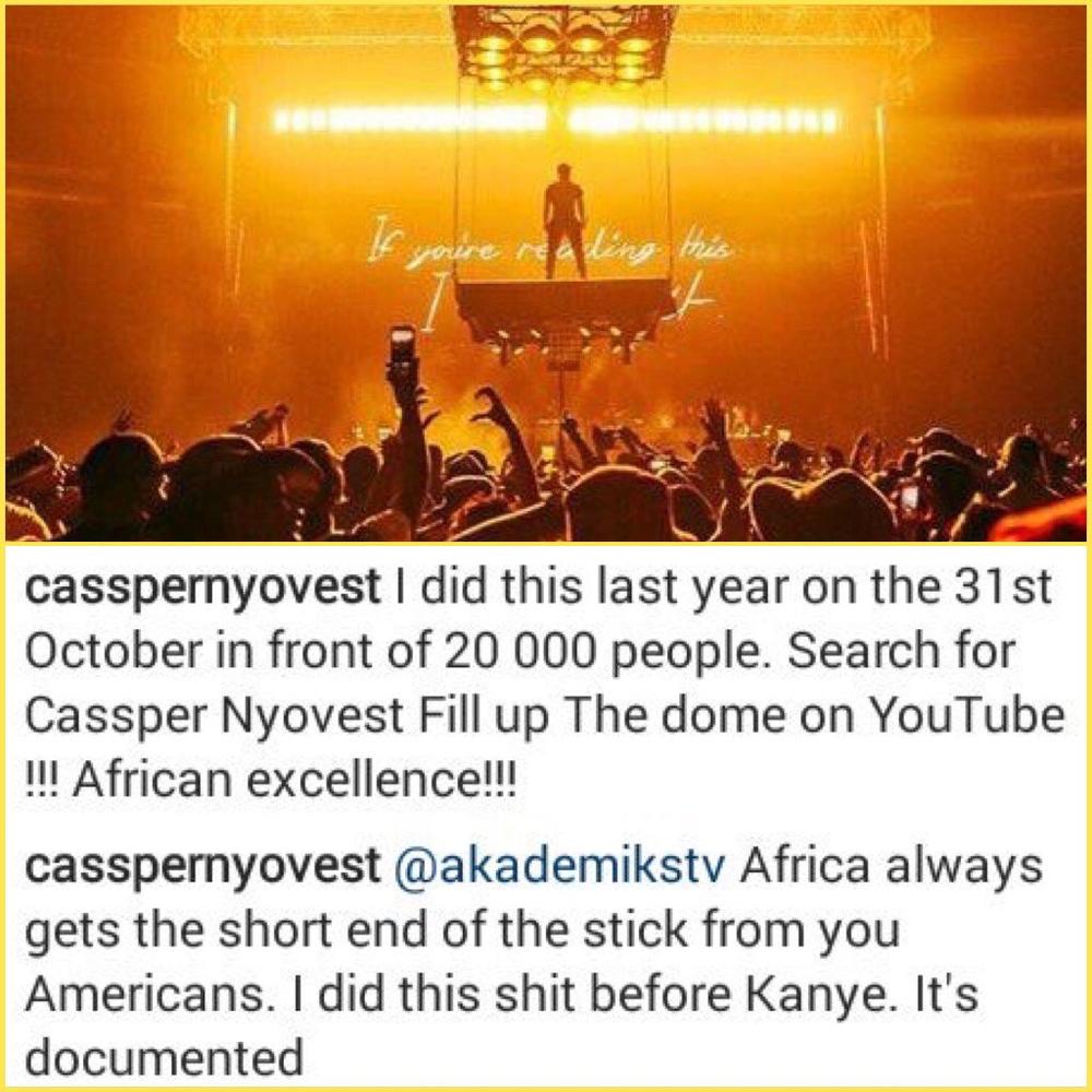 “We did this a year ago already” - SA Rapper Cassper Nyovest responds ...