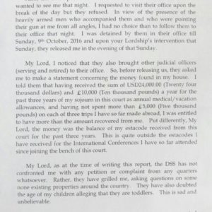 Justice Inyang Okoro Reveals that Rotimi Amaechi Visited Him to ...
