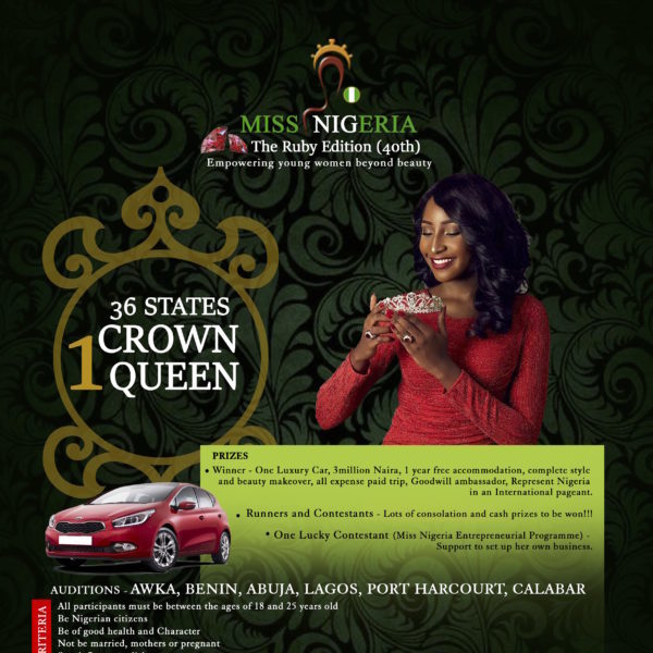 36 States, 1 Crown! The Miss Nigeria 2016 Beauty Pageant is Here...Find ...
