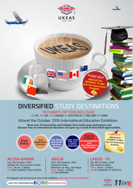Diversified Study Destinations! Attend UKEAS International Education ...