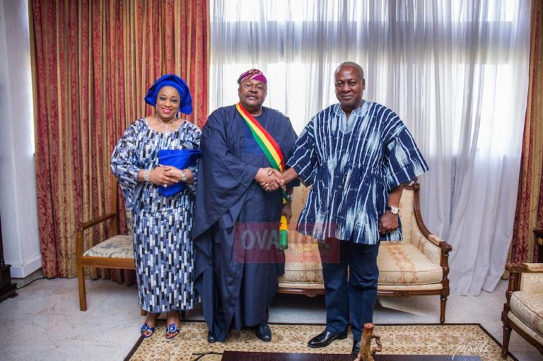 Ghana gives Mike Adenuga highest honour | See Photos of His Beautiful ...