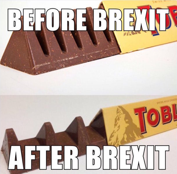 Toblerone Changes its Iconic Shape and British Chocoholics Blame Brexit ...