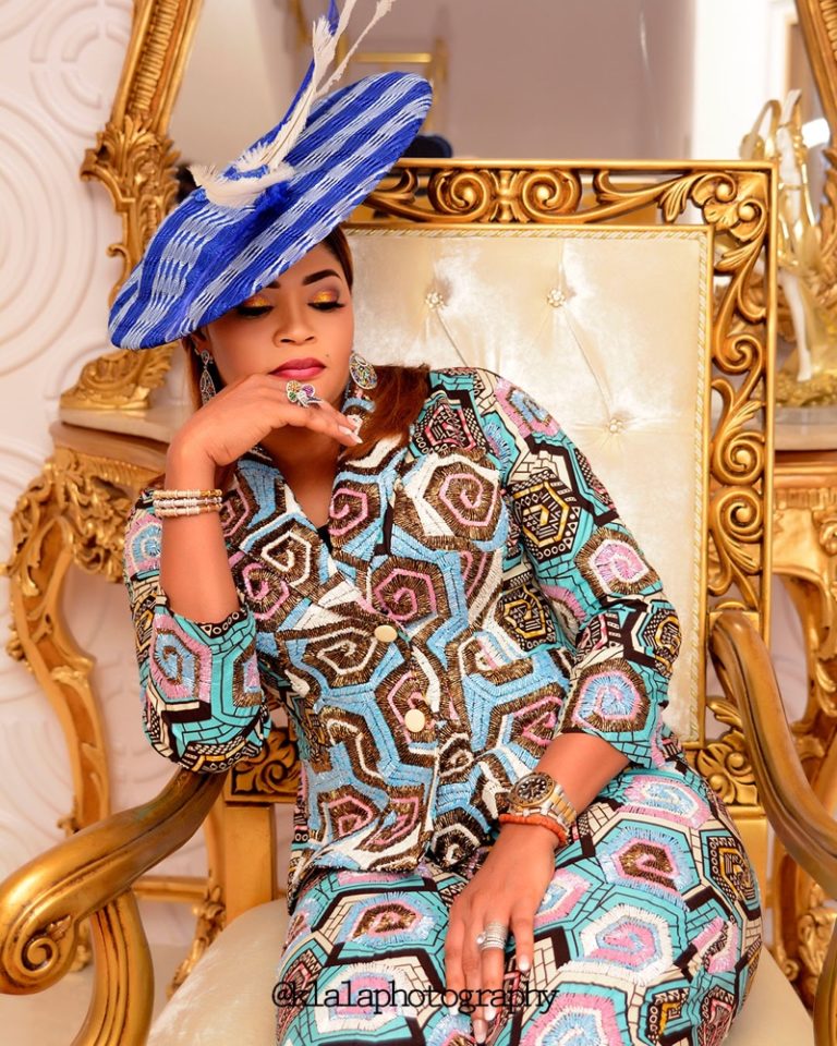Forty & Fabulous! Stylish Queen Aramide Shekinat Olori Elegushi Glides ...