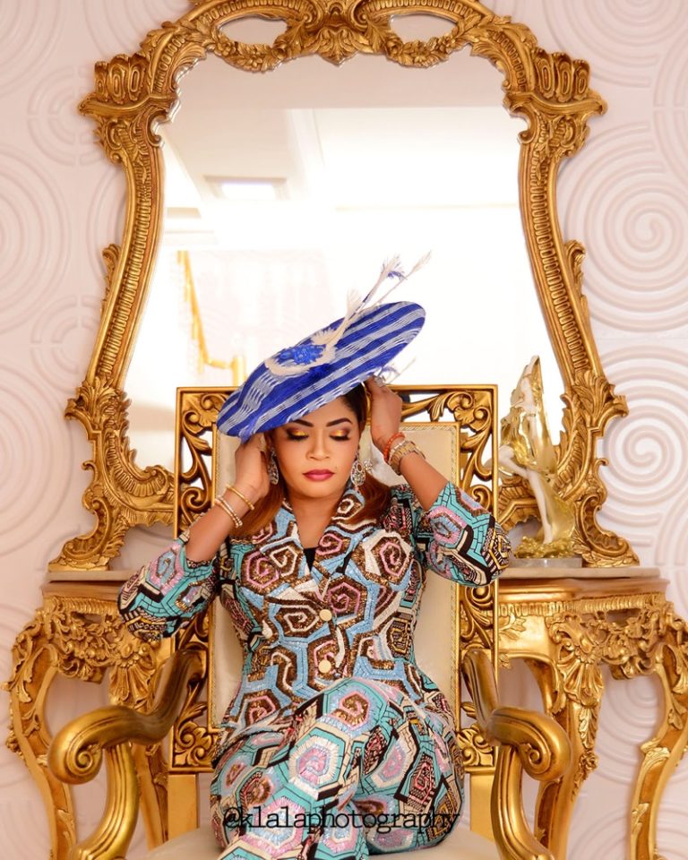 Forty & Fabulous! Stylish Queen Aramide Shekinat Olori Elegushi Glides ...