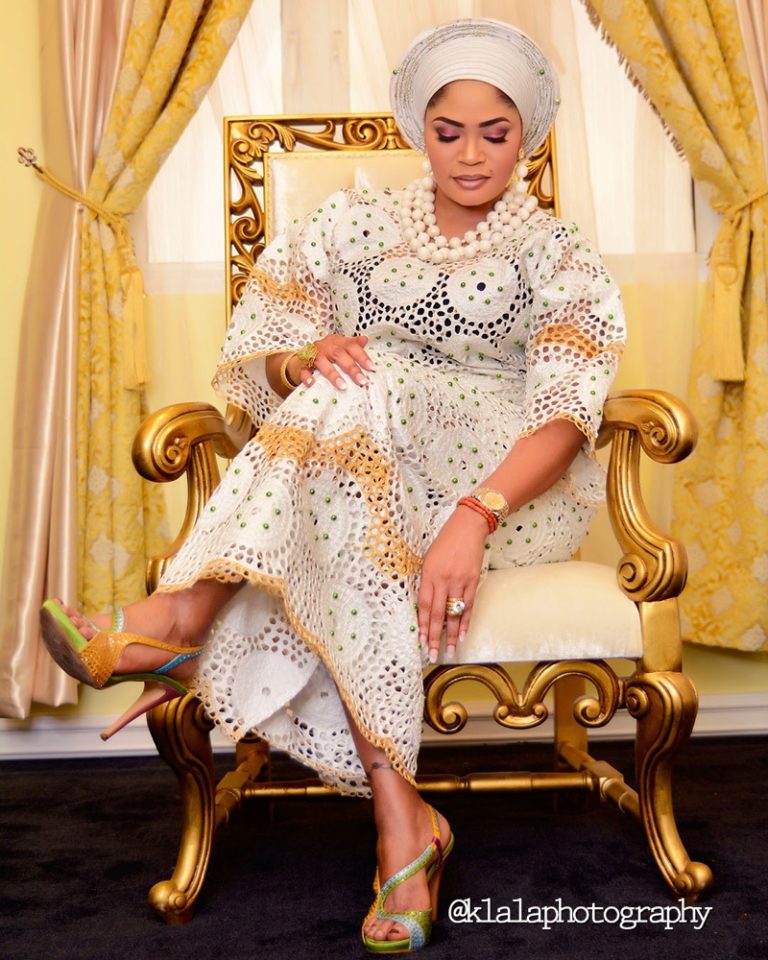 Forty & Fabulous! Stylish Queen Aramide Shekinat Olori Elegushi Glides ...