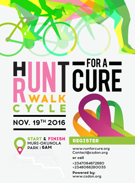 Be a Part of the Movement & Join 'Run For A Cure 2016' to Support the ...