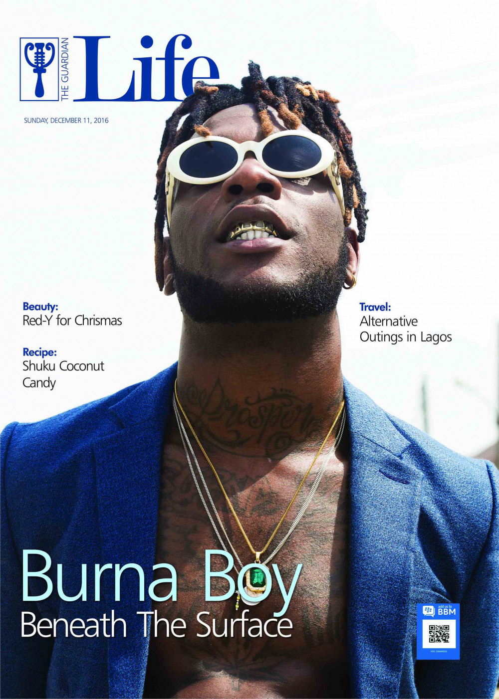 Go Beneath the Surface with Burna Boy as he covers Guardian Life ...