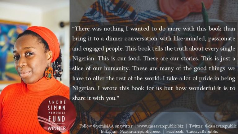 Another Win for Nigerian Literature As Food Essayist Yemisi Aribisala ...