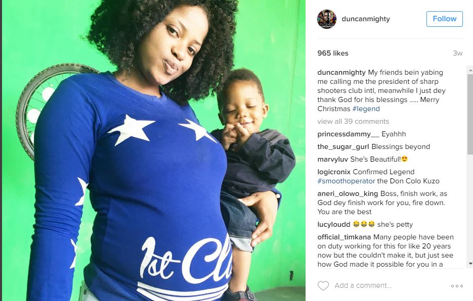 Congratulations! Singer Duncan Mighty & Wife are expecting their Second ...