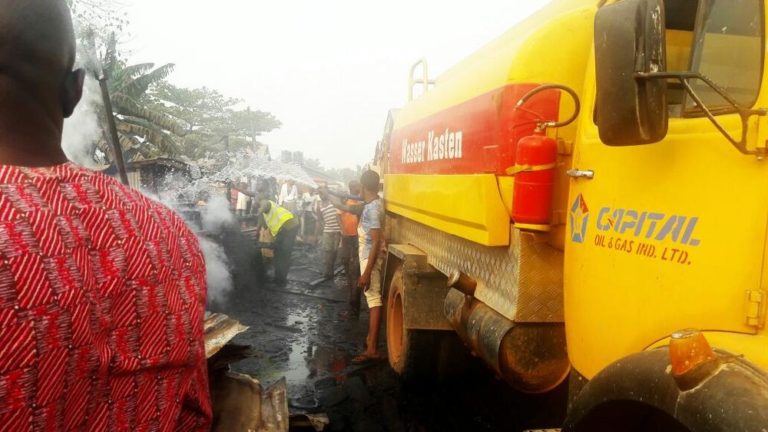 Midnight Fire Razes Parts of Nnewi Timber Market in Anambra | BellaNaija