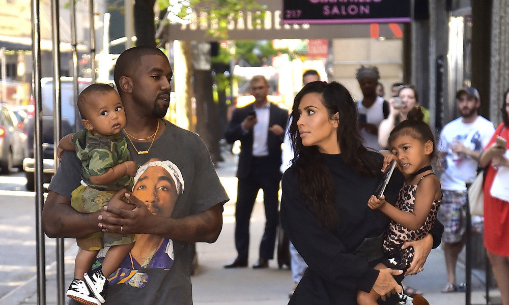 Kanye West takes his Family on a First-Ever Trip to his Mother's Grave ...