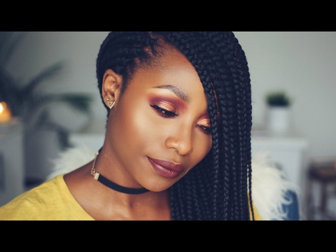 BN Beauty: Watch Dimma Umeh’s Makeup Tutorial for a Dark Red “Cranberry” Look | BellaNaija