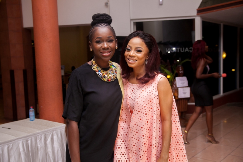 Jackie Appiah, Ama K Abebrese, Victoria Lebene & more at Toke Makinwa's ...