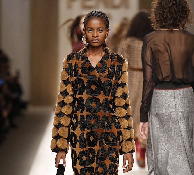 Making Naija Proud! Nigerian Model Elizabeth Ayodele walks for Fendi at ...