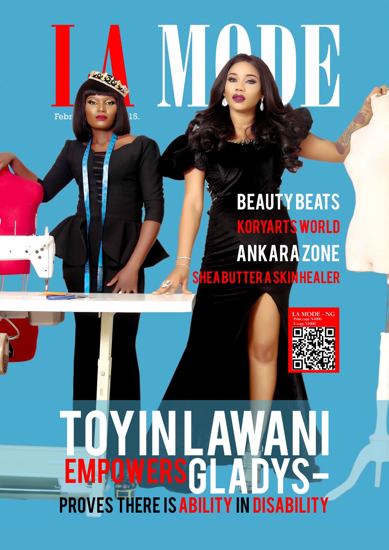 Toyin Lawani Covers 15th Edition of La Mode Magazine as She Empowers ...