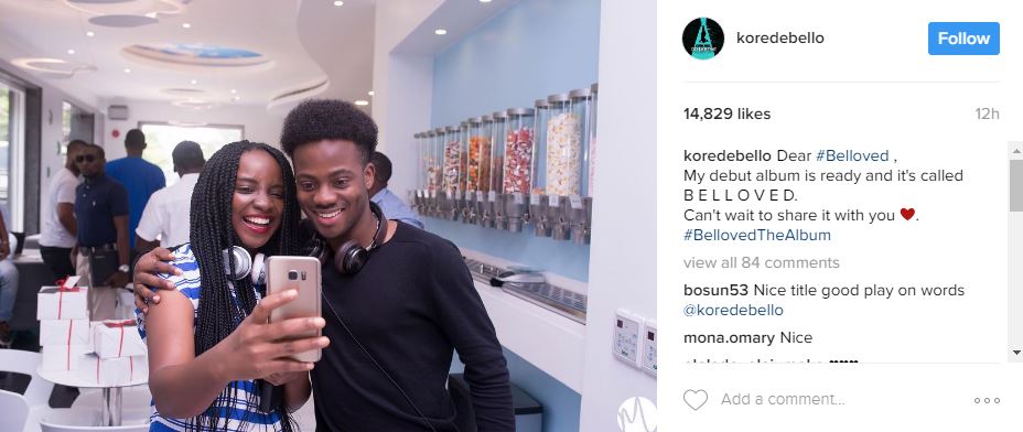 Anticipate! Korede Bello's Debut album "Belloved" is coming soon ...