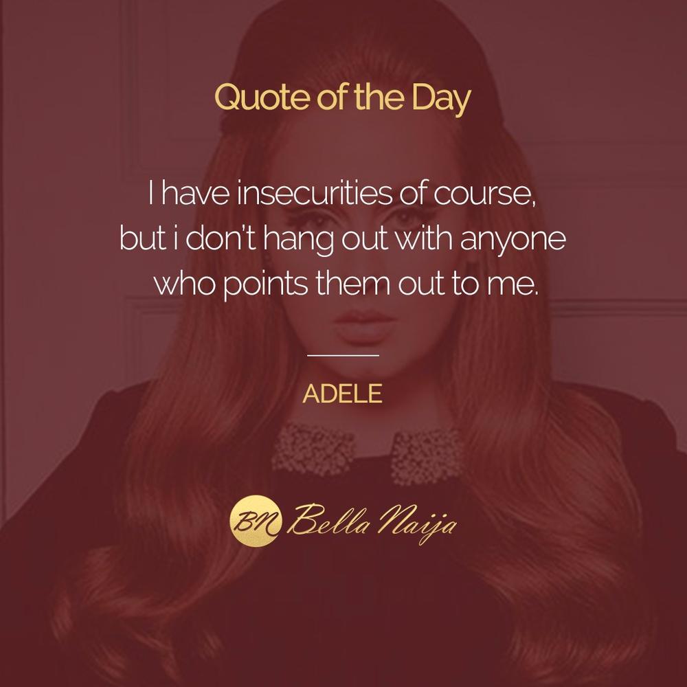 Adele Quotes Insecurities