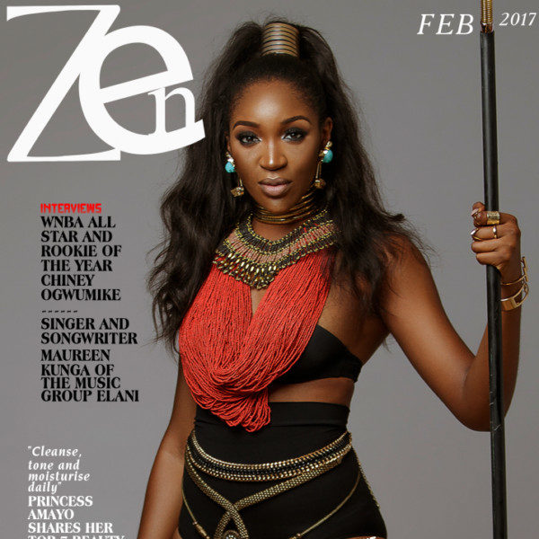 Fierce! Idia Aisien channels her Inner Warrior Princess for Zen Magazine’s February 2017 Cover ...