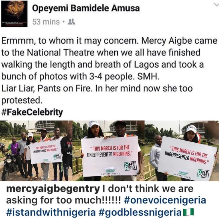 Fan Calls Out Nollywood Actress Mercy Aigbe for Faking her ...