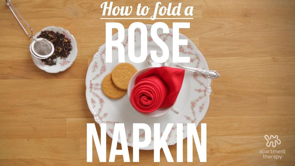 Valentine's Day Napkin Art with BellaNaija Living - Here's how to Fold ...